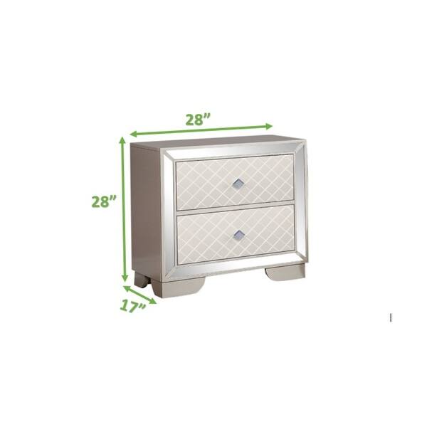 Madison Night stand Beige - Bed Bath & Beyond - 35538258