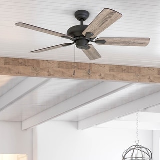 The Gray Barn Heddinge Traditional 42-inch Aged Bronze Ceiling Fan in ...