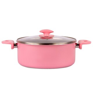 Rose Non-Stick Deep Casserole w/ Glass Lid - Bed Bath & Beyond - 37433061