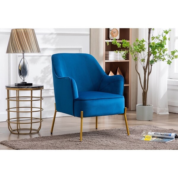 Porthos Home Kori Accent Chair Velvet Upholstery Gold Chrome Legs On Sale Bed Bath Beyond 36184701