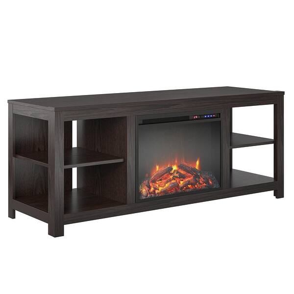Ameriwood Home Eagle Hollow Electric Fireplace TV Console for TVs up to 74-inches - On Sale ...