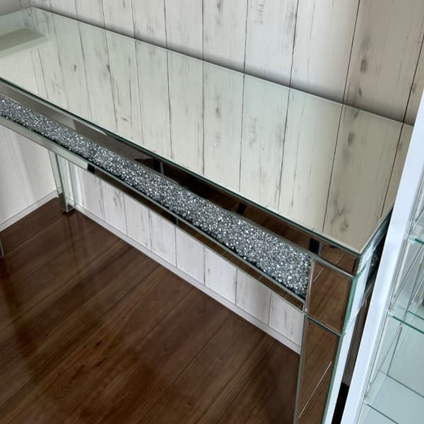 ikea console table with mirror