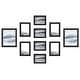 HELLO LAURA 10 Opening Black Wall Hanging Photo Frame Set - Bed Bath ...