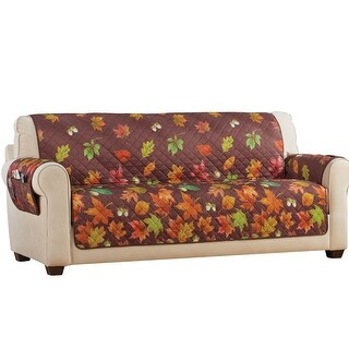 Quilted Autumn Leaves Furniture Protector - Sofa - Bed Bath & Beyond ...