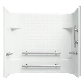 Sterling 71144123 Accord 55" x 59-3/8" x 31-1/4" Vikrell Shower Wall ...