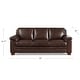 Hydeline Magnum Top Grain Leather Sofa and Loveseat Set - Bed Bath ...