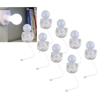 Instant Portable Light Bulb Cordless Mountable Battery Operated 4pc - 4 ...
