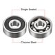 Deep Groove Ball Bearing Metric Single Sealed Chrome Steel P0 Z2 - Bed ...