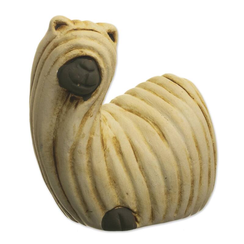 Novica Handmade Suri Nativity Ceramic Nativity Set (Set Of 5 ...