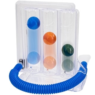 Deep Breathing Lung Exerciser - 3 Chamber Respiratory Trainer ...