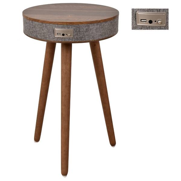 Ava Bluetooth Enabled Accent Table w/USB - 14 x 14 x 23.25 - Bed Bath ...
