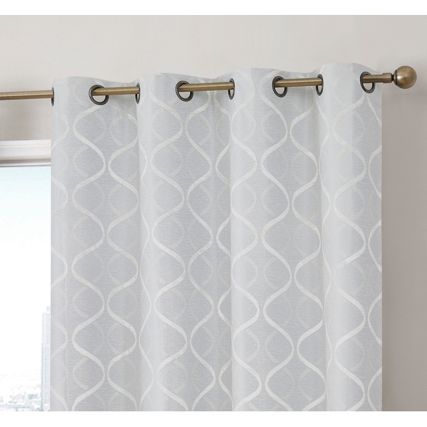DriftAway Mason/Geo Thermal Insulated Blackout Grommet Window Curtain Panel - On Sale - Bed Bath ...