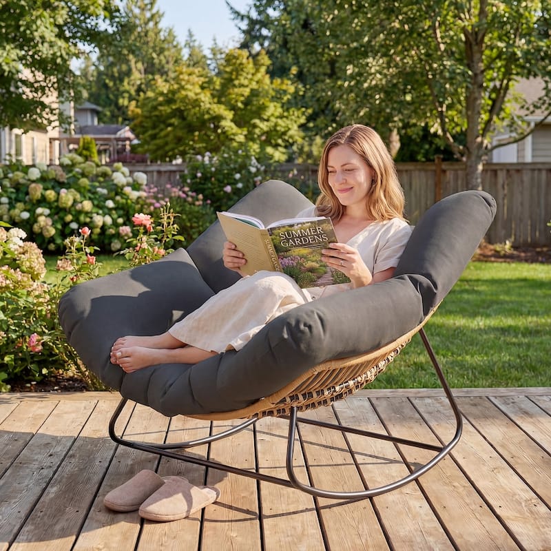 Grey Outdoor Rocking Chairs - Overstock