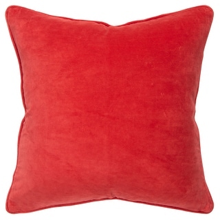 Rizzy Home Cotton Velvet Throw Pillow Cover - Bed Bath & Beyond - 36362041