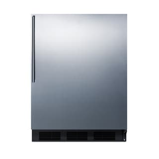 Summit 24 Inch Wide 5.5 Cu. Ft. Compact Refrigerator with Adjustable ...