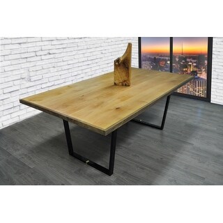 SOLIS Castillo Solid Wood Conference Dining Table - Bed Bath & Beyond - 32282801