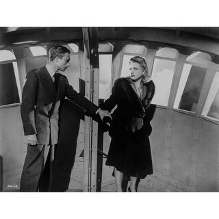 Saboteur Couple Holding Hands in Movie Scene Photo Print - Bed Bath ...