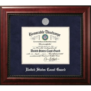 Patriot Frames Coast Guard 8.5x11 Discharge Executive Frame with Silver ...