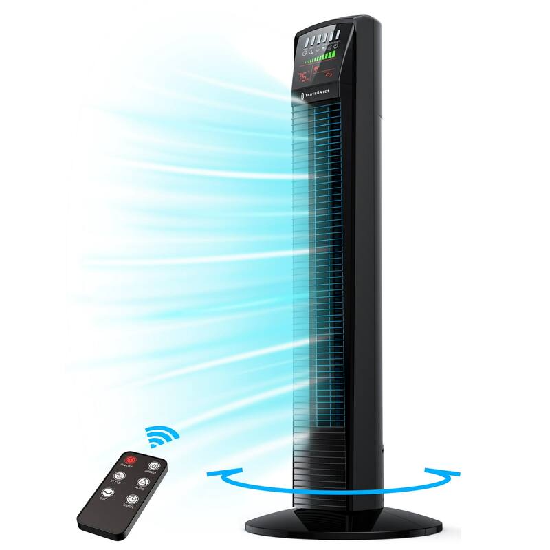 Portable Vaneless Vertical Fan - Overstock - 37564031