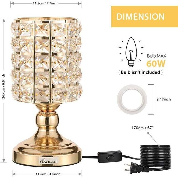 Gold Crystal Table Lamp - Bed Bath & Beyond - 39860300