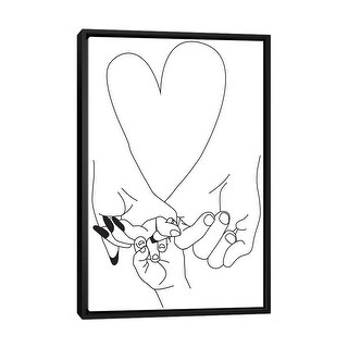 iCanvas "Pinky Promise, Parent's Pinky Promise" by Honeymoon Hotel ...