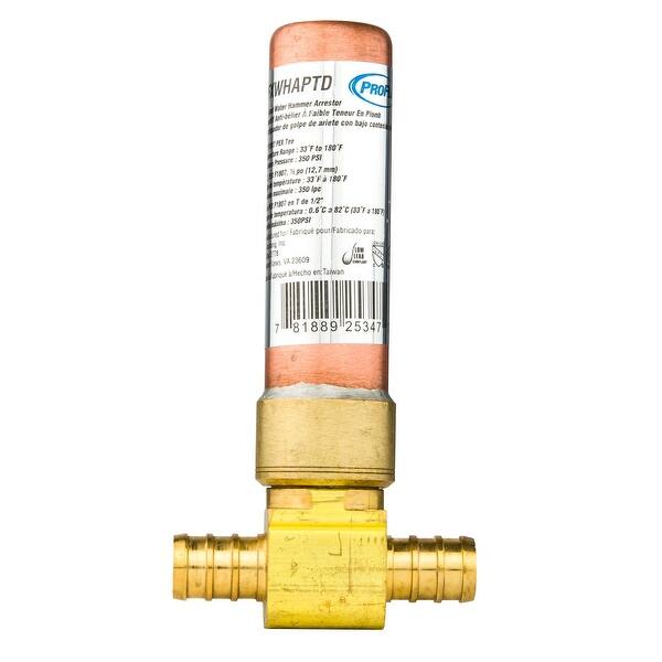 PROFLO PFXWHAPTD 1/2" Plastic F1807 and PEX Water Hammer Arrestor ...