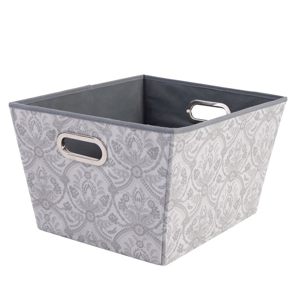 Laura Ashley Large Grommet Storage Bin in Almeida - 16" x 14" x 10 ...
