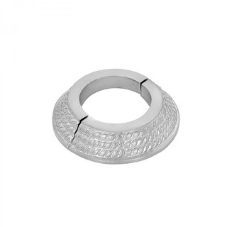 Aluminum Escutcheon Plate 3.13" OD Lacquered Satin Finish Escutcheon 1. ...