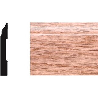 House of Fara 3/8X2-3/4"X8' Oak Base 9564 Unit: EACH Contains 6 per ...