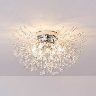 Chandelier Crystal Dandelion Ceiling Light Firework Pendant Lamp - 23 ...