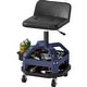 Adjustable Height Rolling Creeper Garage Stool With Tool Tray - Bed ...