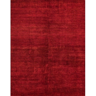 Ahgly Company Machine Washable Abstract Ferrari Red Area Rugs - Bed ...