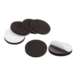 Furniture Pads Adhesive Felt Pads 40mmx5mm Floor Protector Round Brown ...