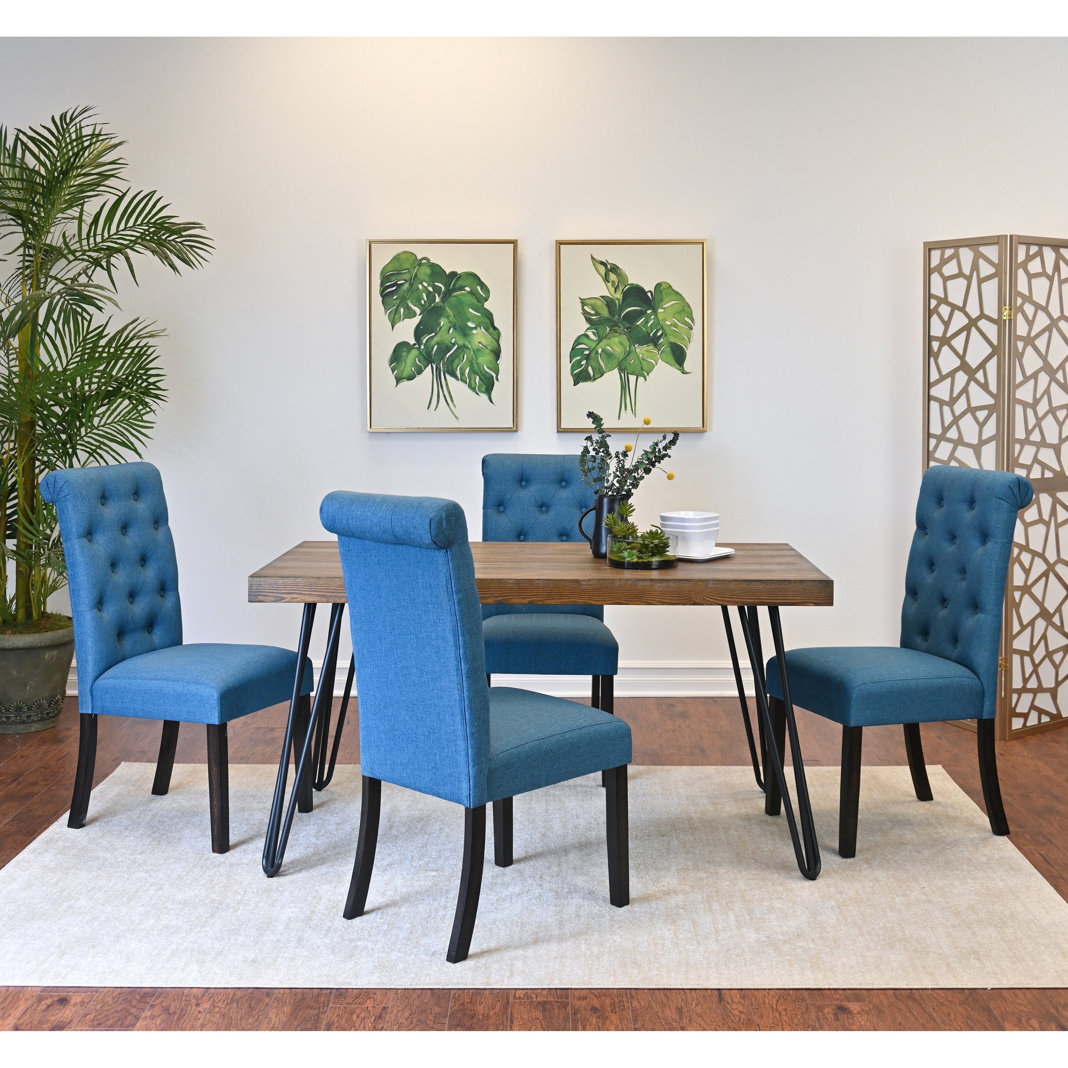 Hairpin dining chairs store