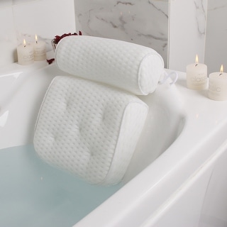 3/4D mesh bath pillow bath suction cup pillow - Bed Bath & Beyond ...