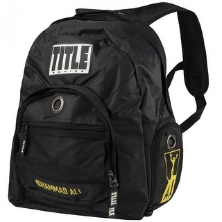 Title Boxing Muhammad Ali Super Boxing Equipment Backpack - Black - One ...