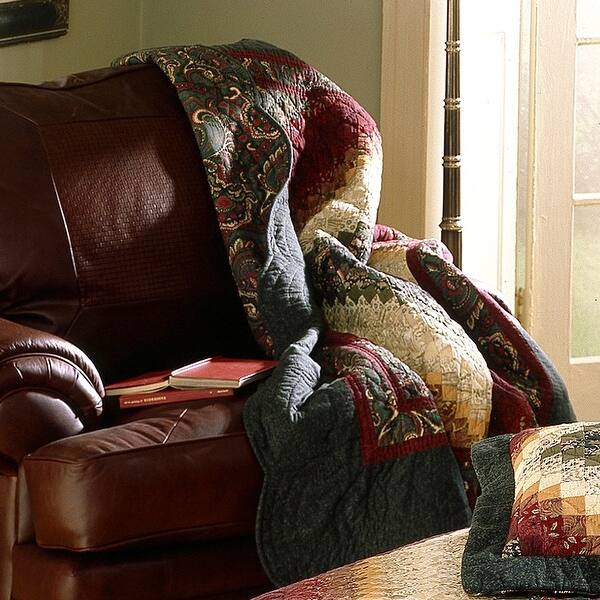 Donna Sharp's Spice Postage Stamp Throw UCC - Bed Bath & Beyond - 31307435