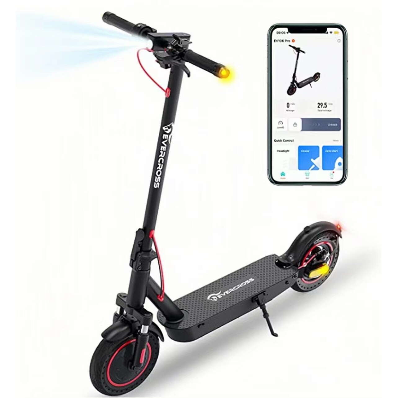 Foldable lightweight electric scooter store