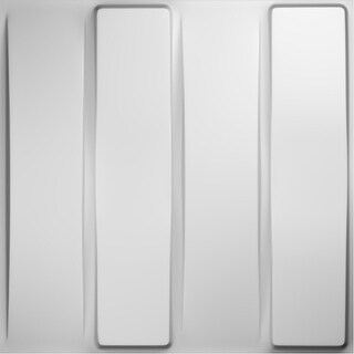 19 5/8"W x 19 5/8"H Caputo EnduraWall Decorative 3D Wall Panel, White ...