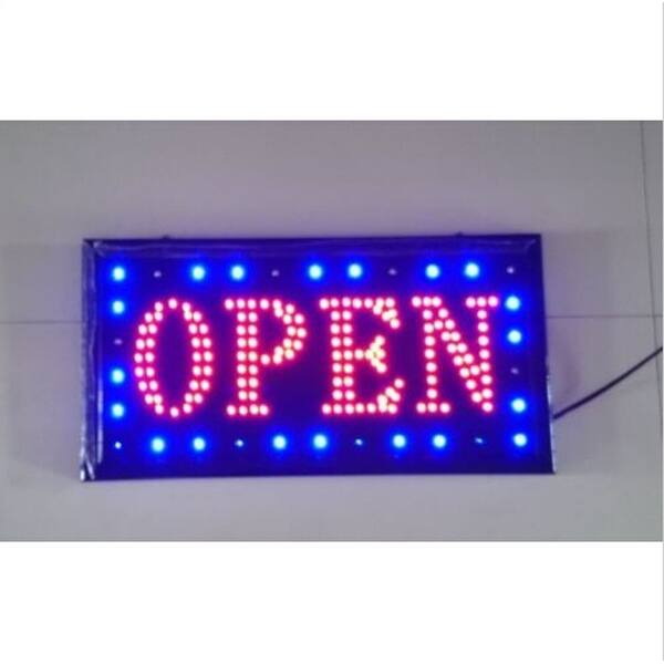 Neon Lights LED Animated Open Sign Customers Attractive Sign Store Shop ...
