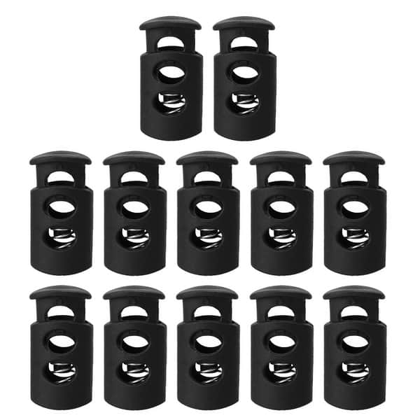 12 Pcs Cord Lock Stopper End Spring Toggle Fastener Slider Organizer ...