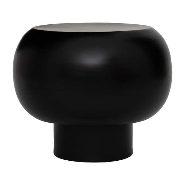 Solid Mushroom Side Table - 15.5" - Matte Black - Bed Bath & Beyond ...