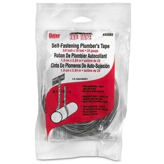 Oatey 33989 Galvanized Tab Tape, 3/4" x 10' - Bed Bath & Beyond - 25569660