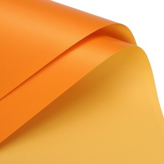 Double Sided Color Flower Wrapping Paper Yellow 22.8"x22.8" Waterproof ...