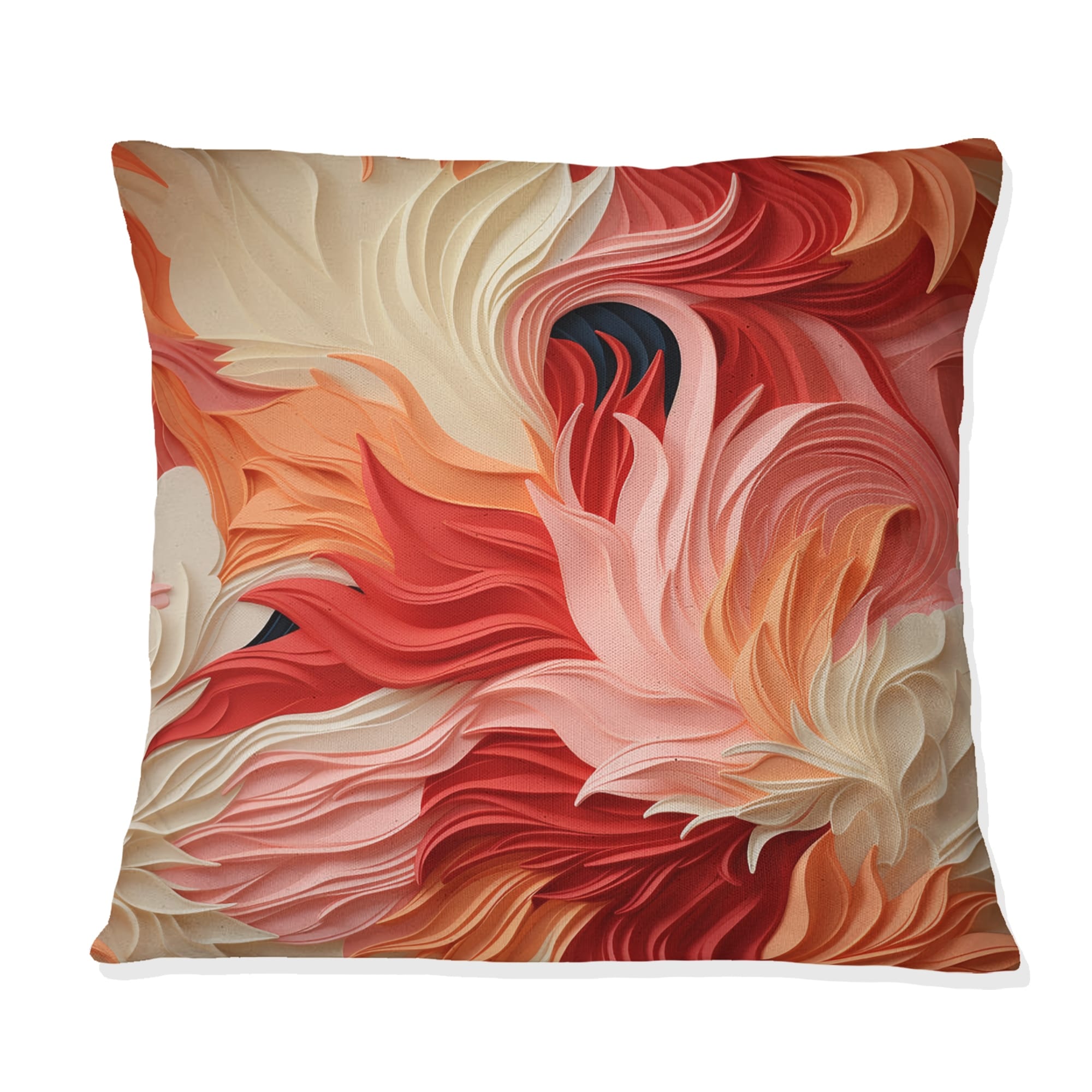 coral pattern cushions