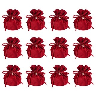 Flannel Drawstring Gift Bags, Jewelry Pouches Mini Gift - 6 x 5.5 in ...