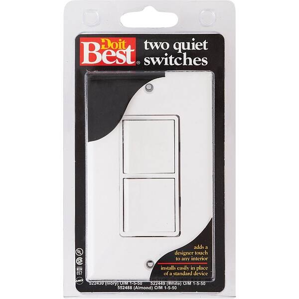 Do it Best Single Pole White 15A Duplex Switch - 1 Each - Bed Bath ...