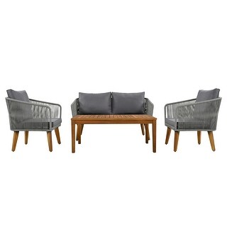4-Piece Patio Conversation Set - Bed Bath & Beyond - 40207725