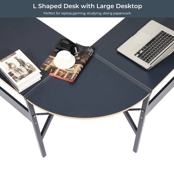 Multifunctional Home Office Desk Writing Workstation Study Desk with ...