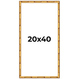 20x40 Frame Gold Bamboo Picture Frame - Complete Modern Photo Frame ...